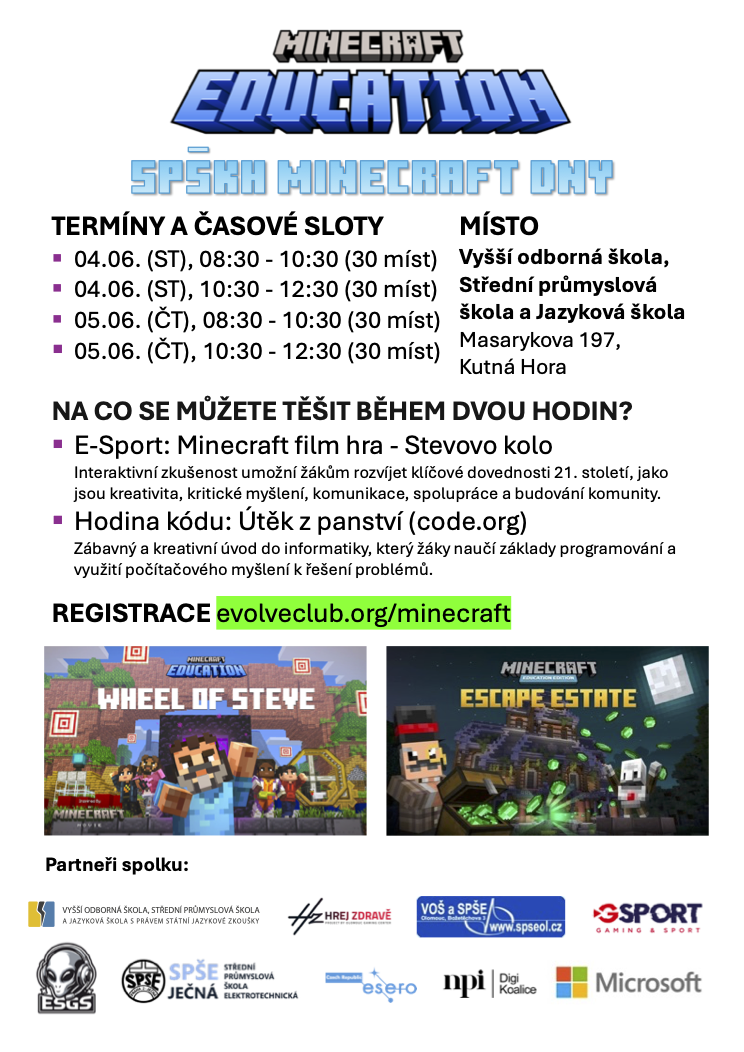Minecraft – evolve club z.s.